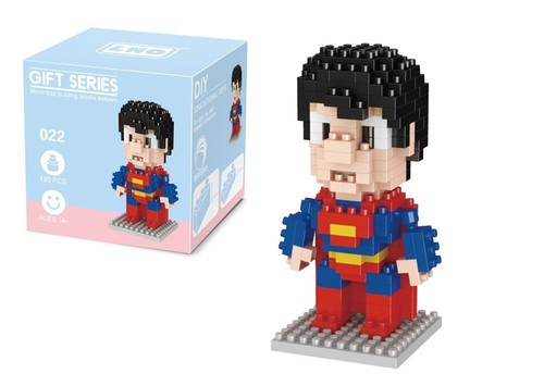 DC Superman Building Blocks Kids Birthday Fun Present - Learning Toy ...