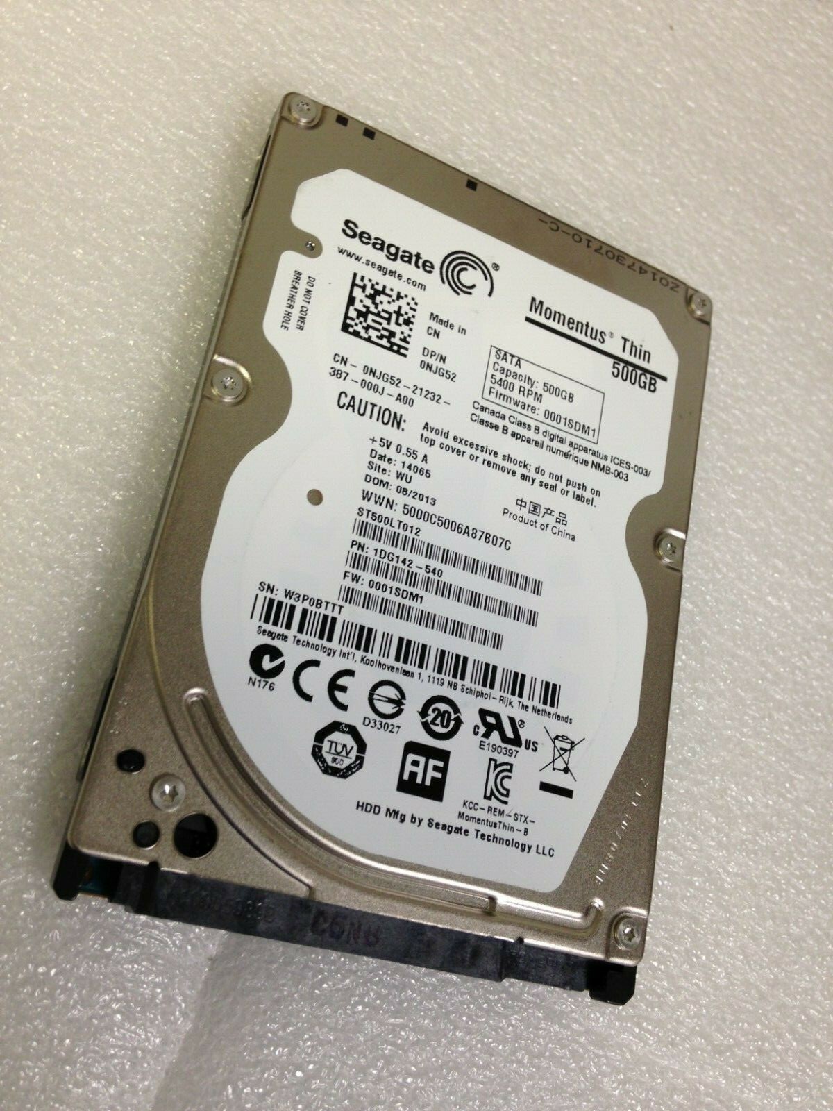 Seagate ST500LT012 P/N; 1DG142-540 , 500GB SATA 2.5'' Laptop Drive | eBay