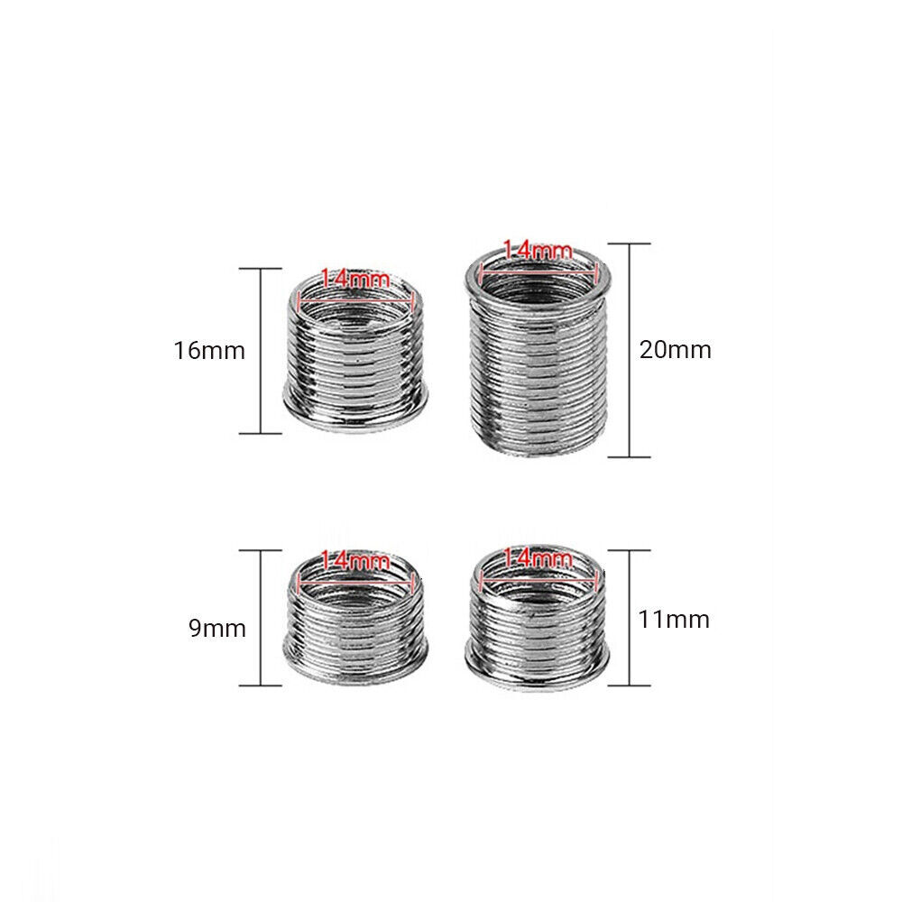 14MM Spark Plug Repair Kit & 4 Inserts Helicoil Thread Reamer Tap ...