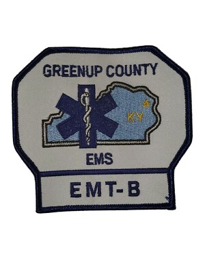Greenup County Kentucky EMS EMT-B Patch | eBay