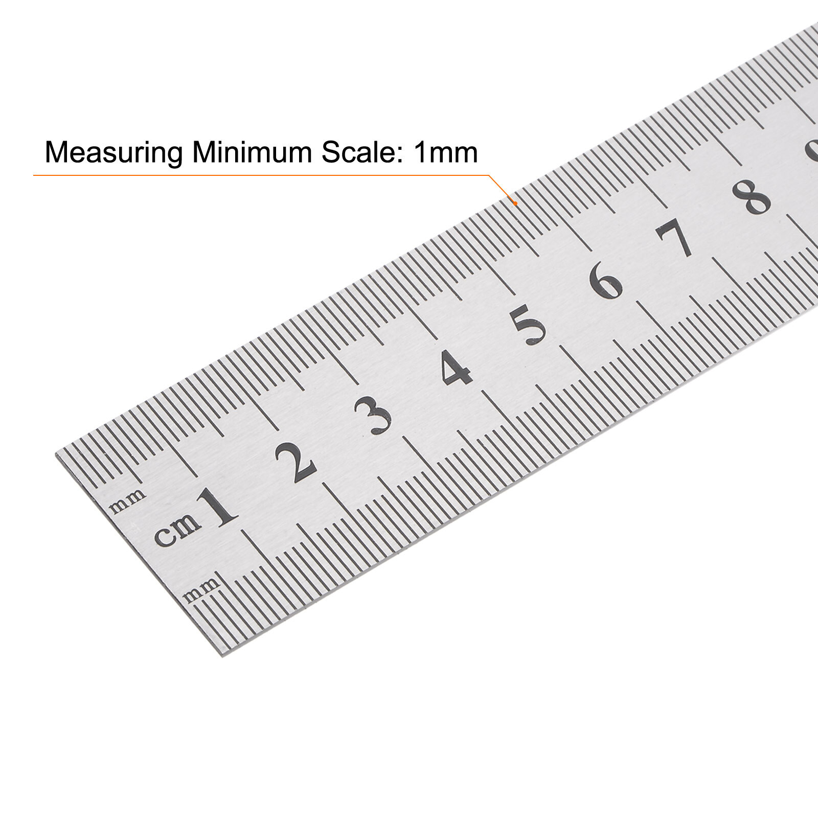 Stainless Steel Ruler with 30mm Scriber Block 40" Metric Inch Ruler ...