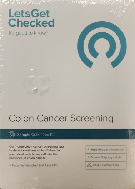 Lets Get Checked Colon Cancer Screening Sample Collection Test Kit ...