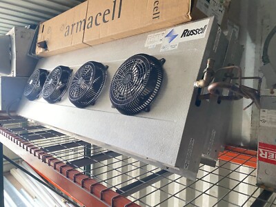 Evaporator/ Russell CTA46-100 4 Fan For Walk In Cooler/ Dual Discharge ...