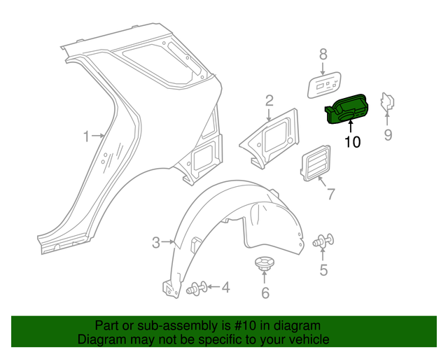 Mercedes-Benz 1666300067 Genuine OEM Pocket for sale online | eBay