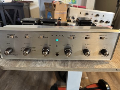 Vintage Scott Stereomaster 222-D All Tube Integrated Amplifier w/ Wood ...