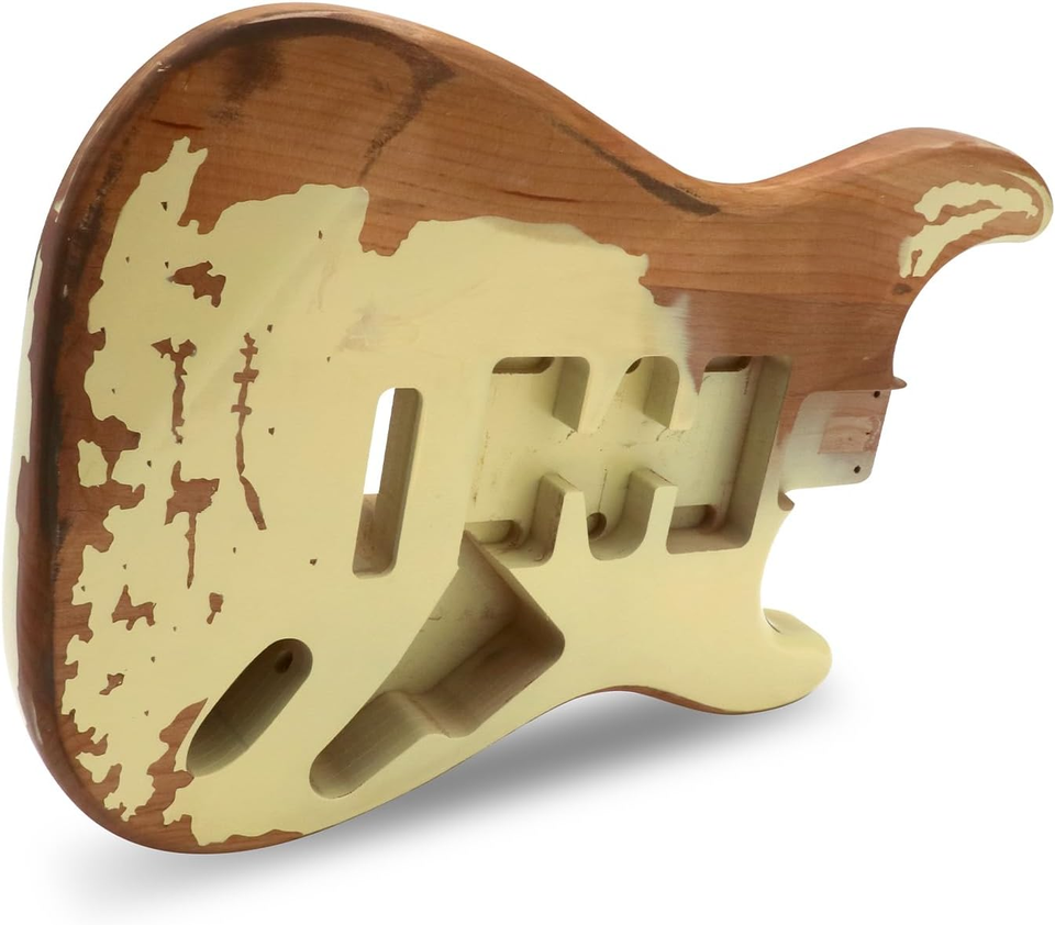 Relic Alder Wood Cream Guitar Body Fit Stratocaster Strat 313038953911 ...