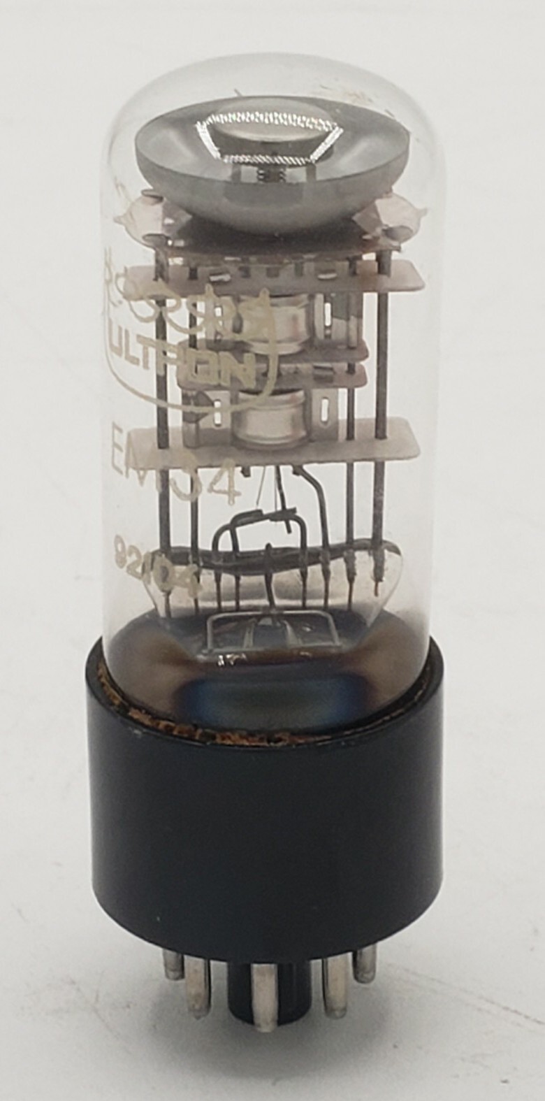 EM34 tube Magic Eye ULTRON Vintage tuning eye 6CD7 Indicator, Radio eye ...