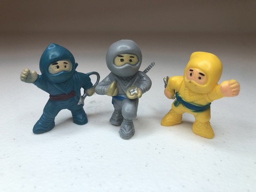Soma Toys Ninja Crew Mini 2” Action Figures Martial Arts Toys Vintage ...