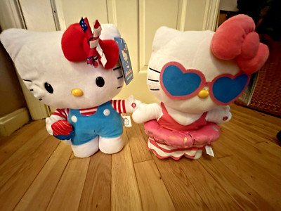 HELLO KITTY Side Stepper Plush July 4th & Hello Kitty Summer Pool Side ...