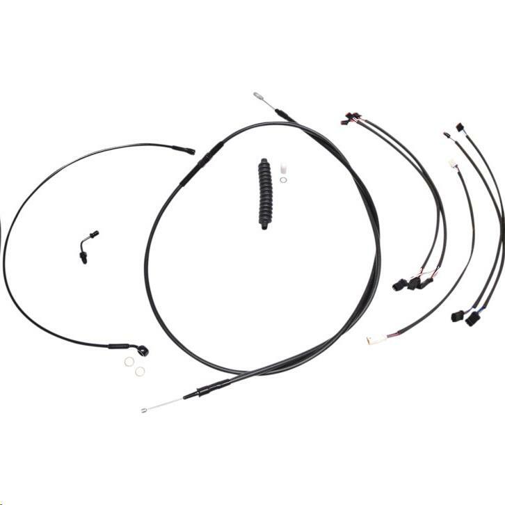 Magnum - 486961 - Black XR Handlebar Installation Kit with Black ...