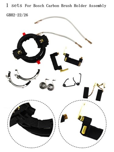 Hammer Carbon Brush Holder Coil Spring Pin For Bosch Power Tools 1 Set ...