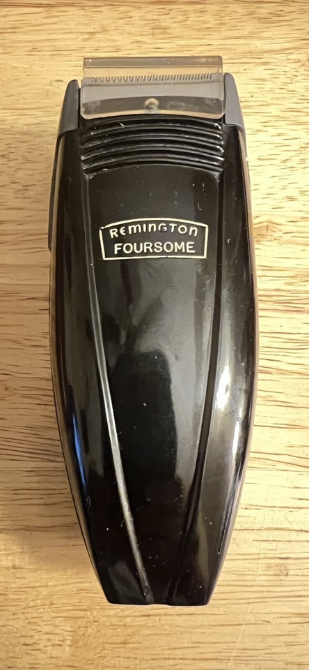 VINTAGE 1941 REMINGTON FOURSOME WORKING ELECTRIC SHAVER IN THE BOX | eBay