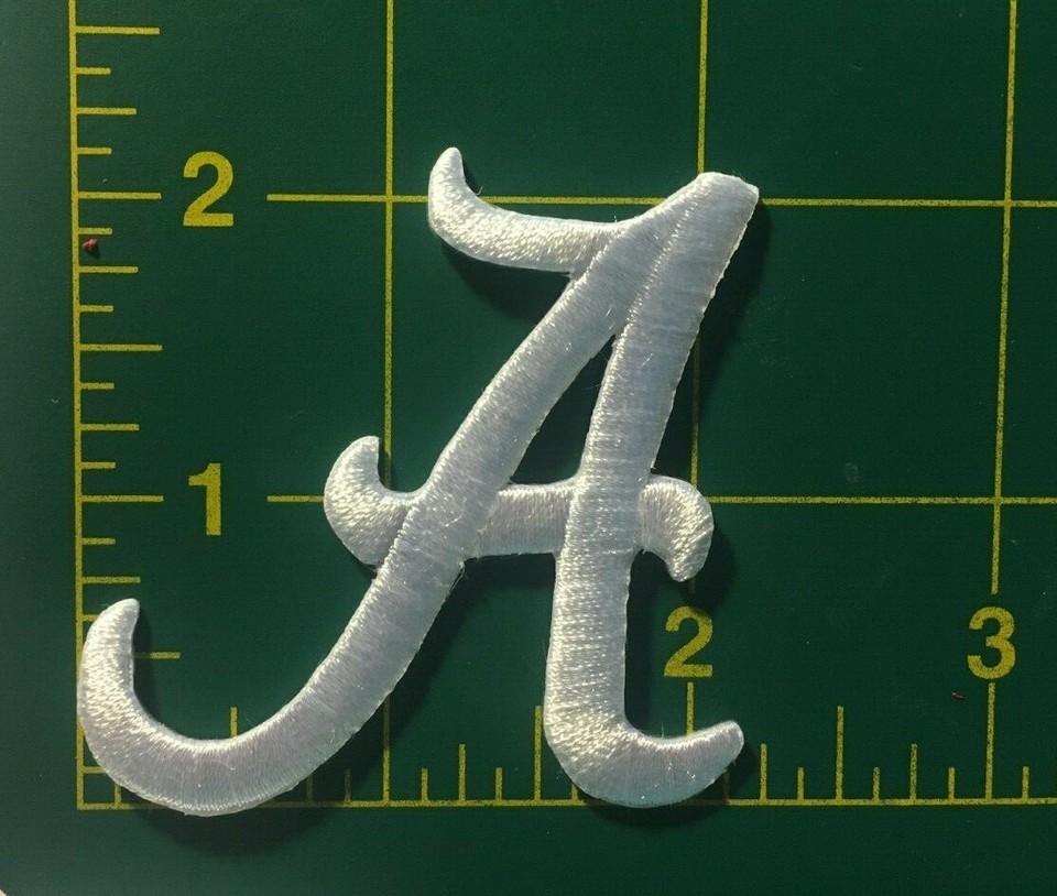 alabama patch crimson tide A patch Alabama A iron on 2.25" tall Alabama ...