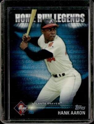 2012 Topps #HRL-1 Hank Aaron Prime Nine Home Run Legends Atlanta Braves ...