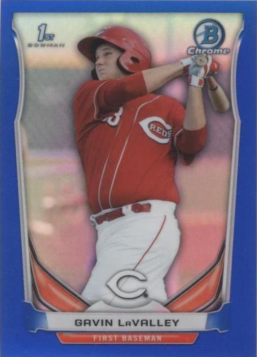 2014 Bowman Draft - Chrome Gavin LaValley #CDP115 Blue Refractor /399 ...