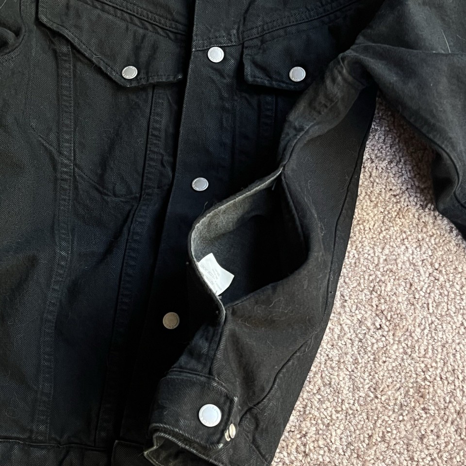 Rare Sample Volcom Stone Age X Baker Collab Black Denim Jacket Limited ...