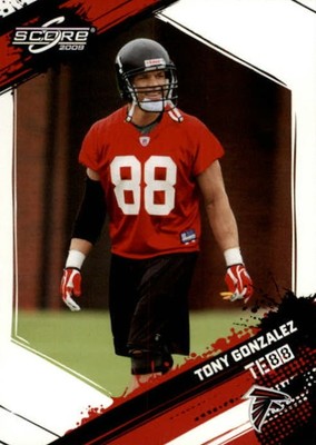 2009 Score #149 Tony Gonzalez Atlanta Falcons HOF | eBay