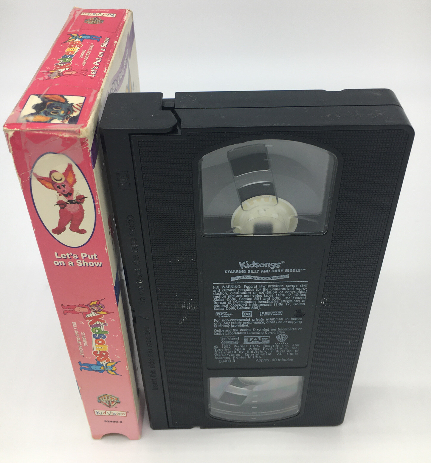 Kidsongs ~ Let’s Put On A Show ~ VHS Billy/Ruby Biggle ~ Educational ...