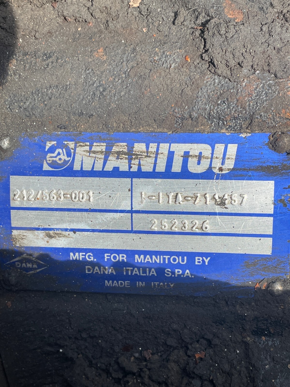 2007 Manitou MLT627 Telehandler Rear Axle Only | eBay UK