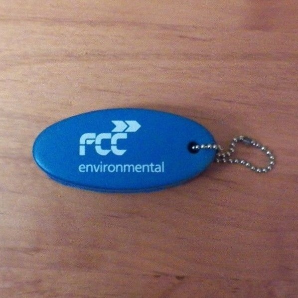 FCC Environmental Blue Floatable KeyChain | eBay
