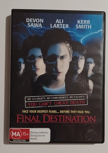 Final Destination DVD (Region 4) VGC Devon Sawa Kerr Smith Thriller ...