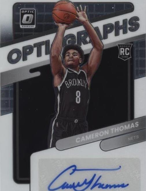 2021-22 Panini Donruss Optic - Opti-Graphs Cameron Thomas #OG-CTH /99 ...