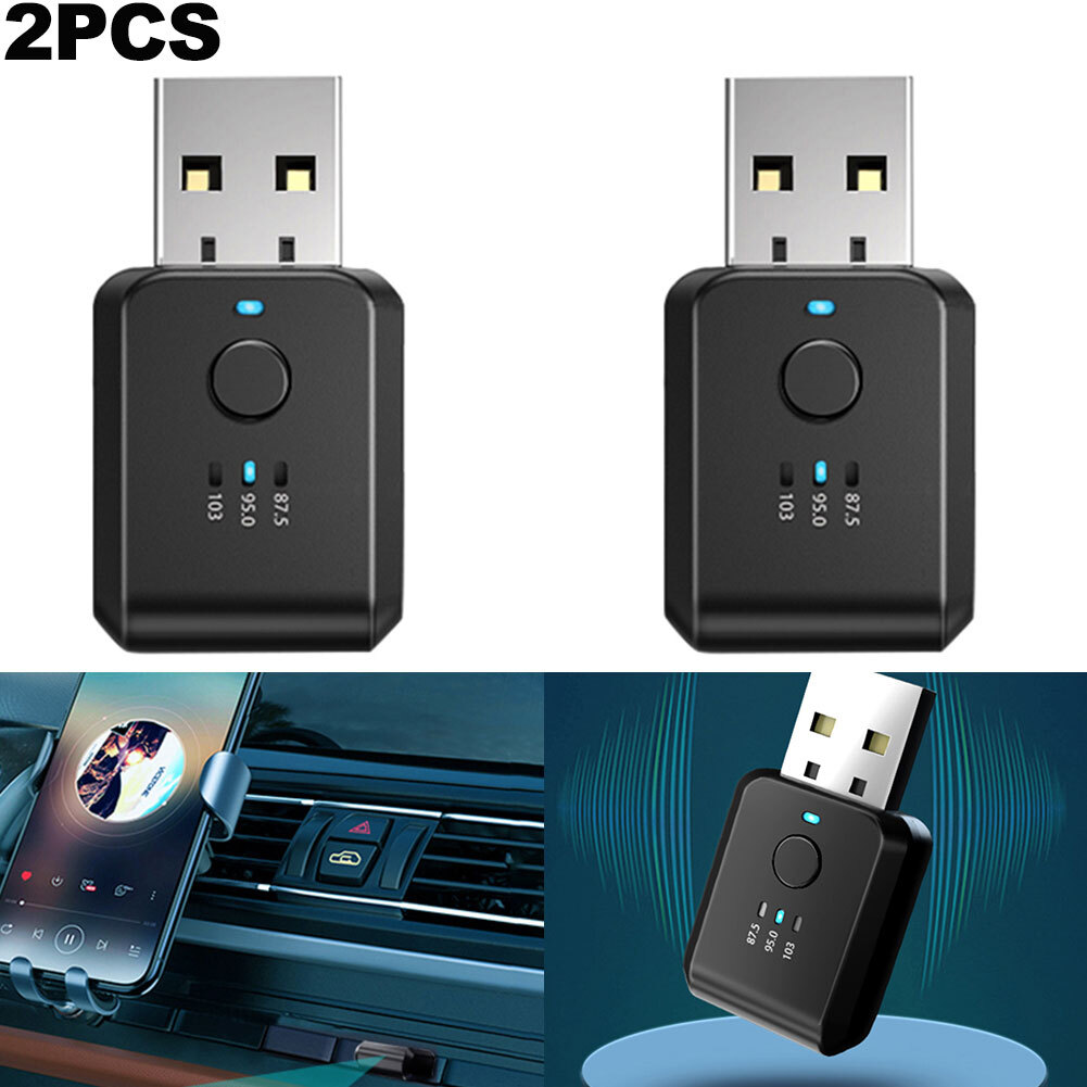 FM01 Bluetooth-Compatible Receiver Wireless Car Radio USB FM ...