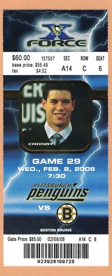 Feb 8, 2006 Penguins Sidney Crosby Rookie Year Crosby Pictured Full ...