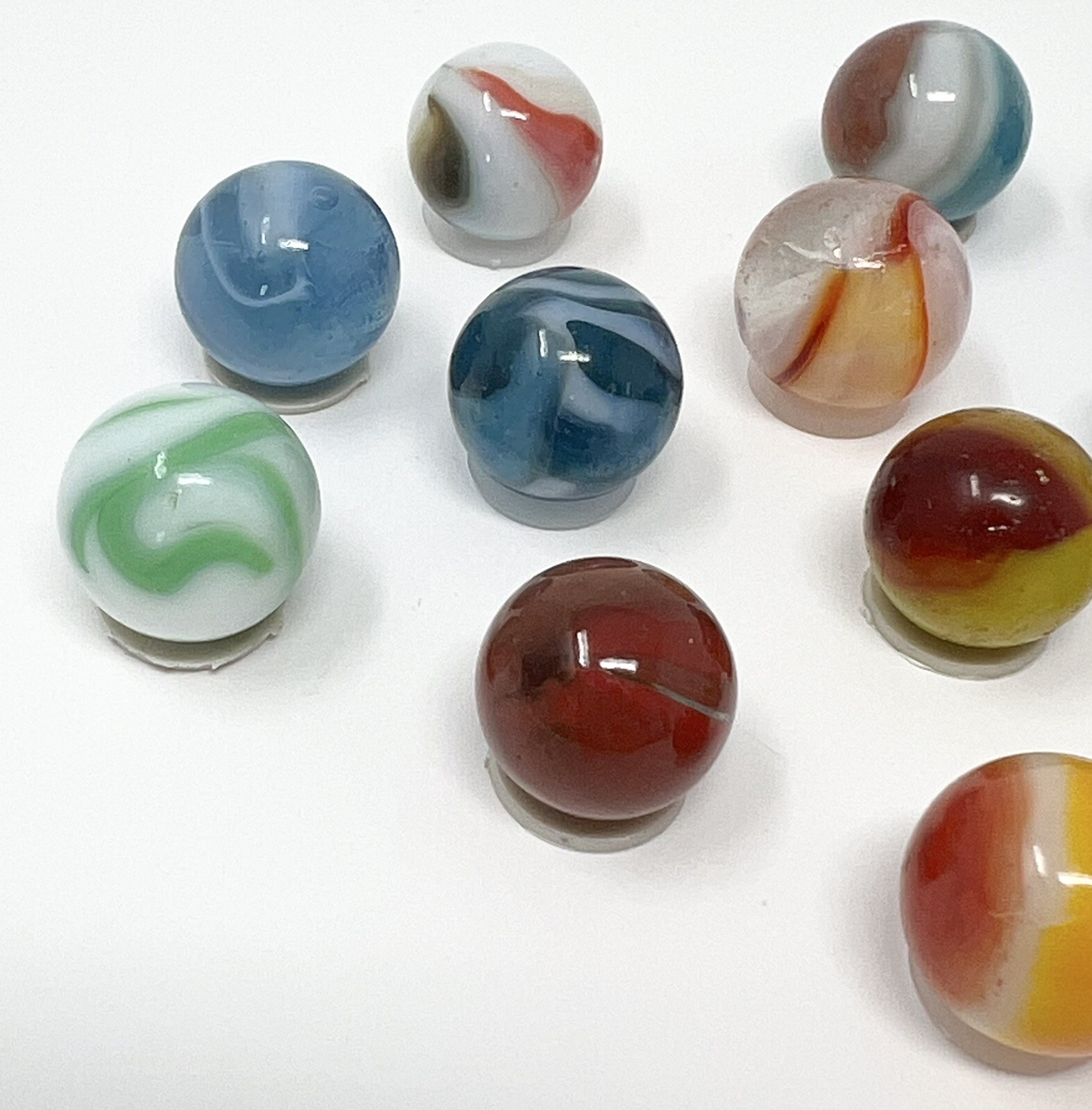 17 Vintage Peltier Akro Vitro Marble King Master , Alley, Jabo Marbles ...