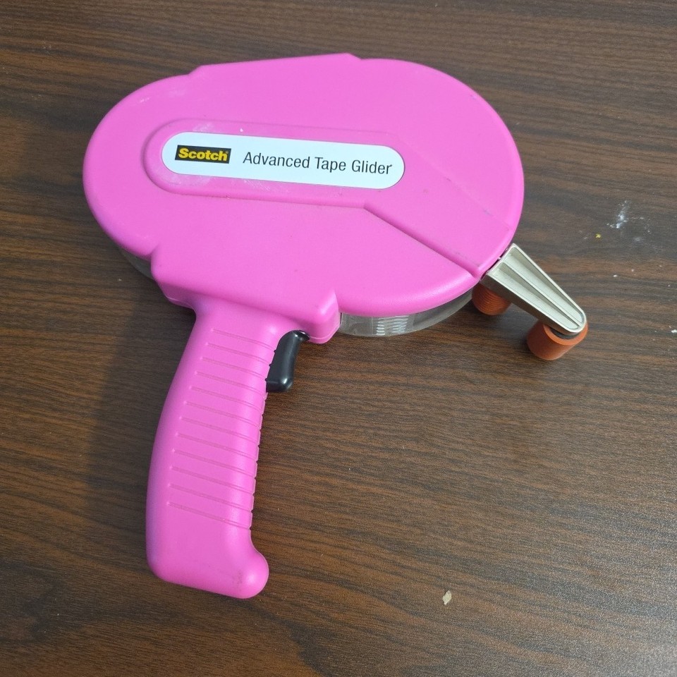3M Scotch Advanced Tape Glider Double Sided Tape Applicator Pink R | eBay