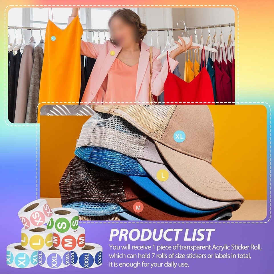 Label Organizer Roll Label Storage Versatile For Home Use Enhanced ...