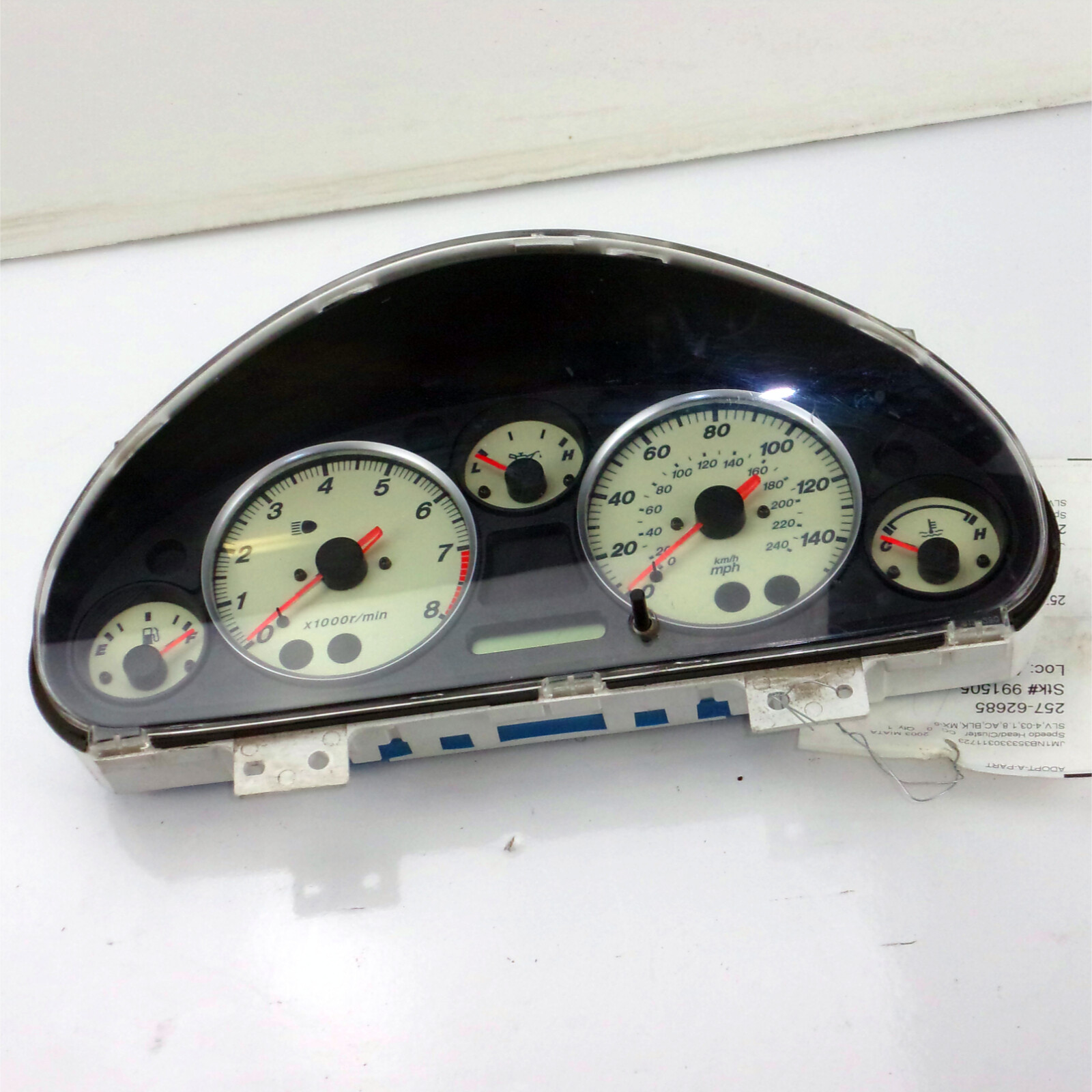 Instrument Cluster Mazda Miata/MX-5 218-860 769219-640 | eBay
