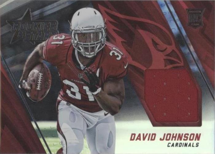 2015 Panini Rookies & Stars - Rookie Jerseys David Johnson #RJ29 ...
