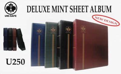 Unisafe U250 Deluxe Large Mint Sheet Album - holds 40 11"x14" Sheets ...