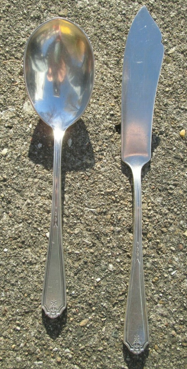 2 Pieces Of Gorham EP PAT. 1923 S Vanity Fair Pattern 1-Teaspoon 1 ...