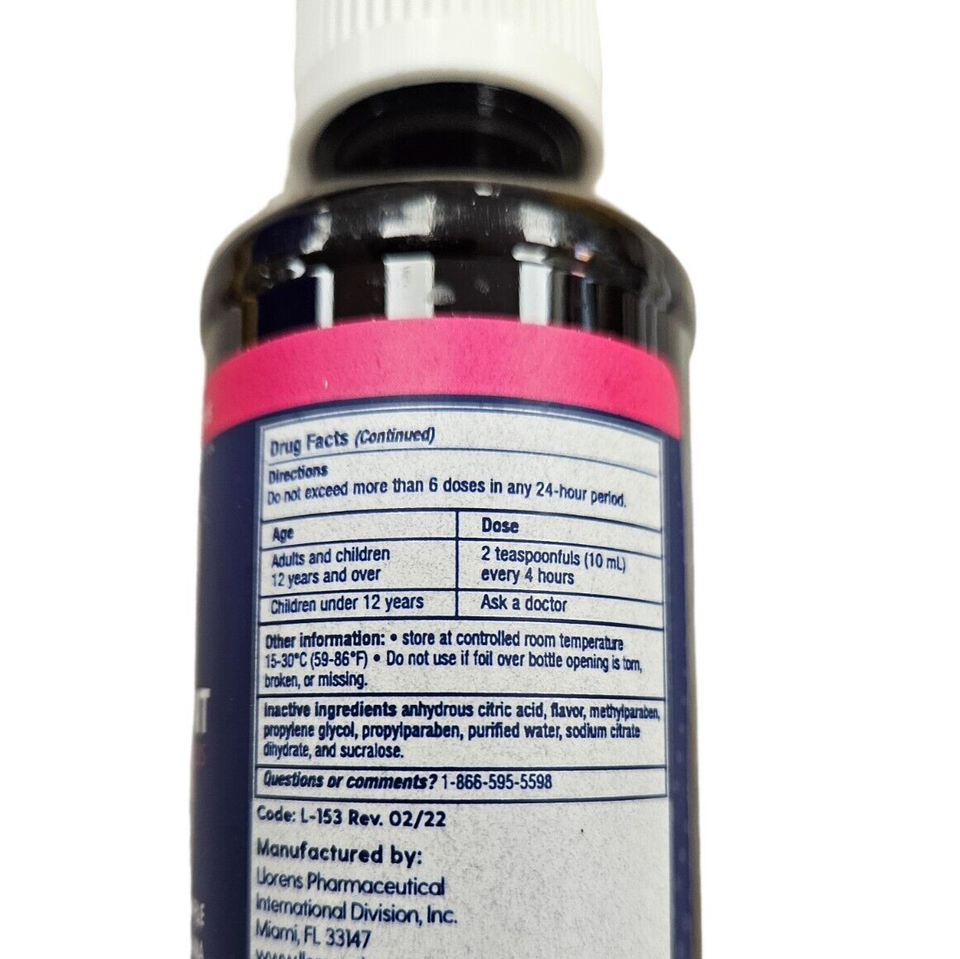 Tusnel EX Guaifenesin MUCUS Expectorant Syrup 4oz ( 2 bottles ) __ NEW ...