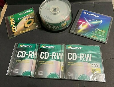 CD-RW Discs Mixed Lot of 30 *NEW* Blank | eBay