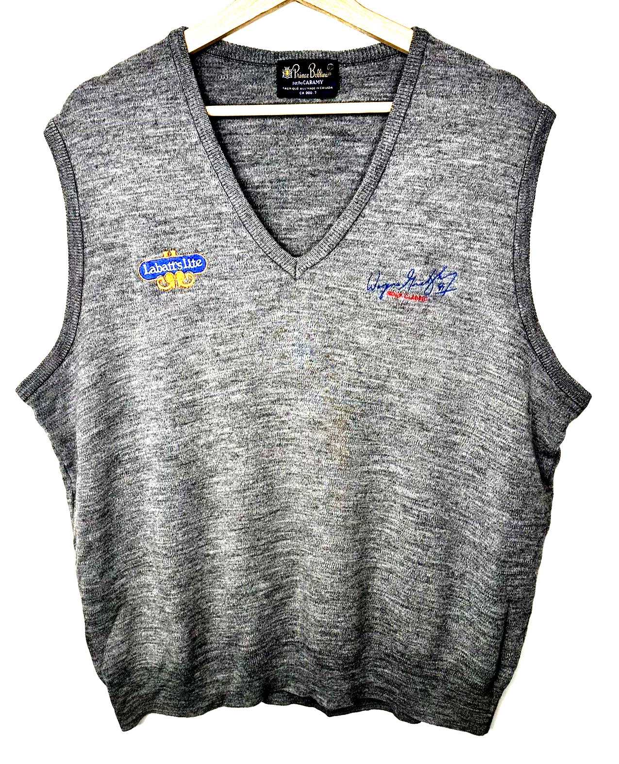 Vintage Wayne Gretzky Golf Classic Labatt's Lite Swea… - Gem
