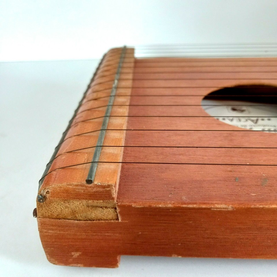 Zither Instrument Vintage Harp Magic -Musical String Mexico 15 Chords ...
