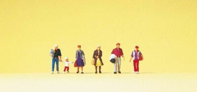 N scale Passengers Walking (6) Figure Set Preiser 79198 | eBay UK