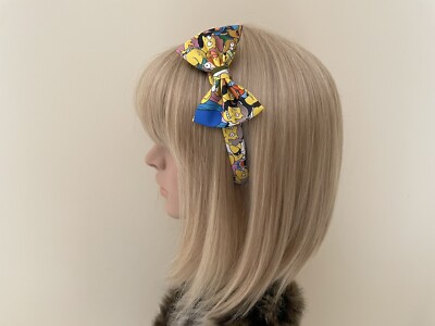 Simpsons headband hair bow rockabilly pin up girl Homer Bart Lisa Marge ...