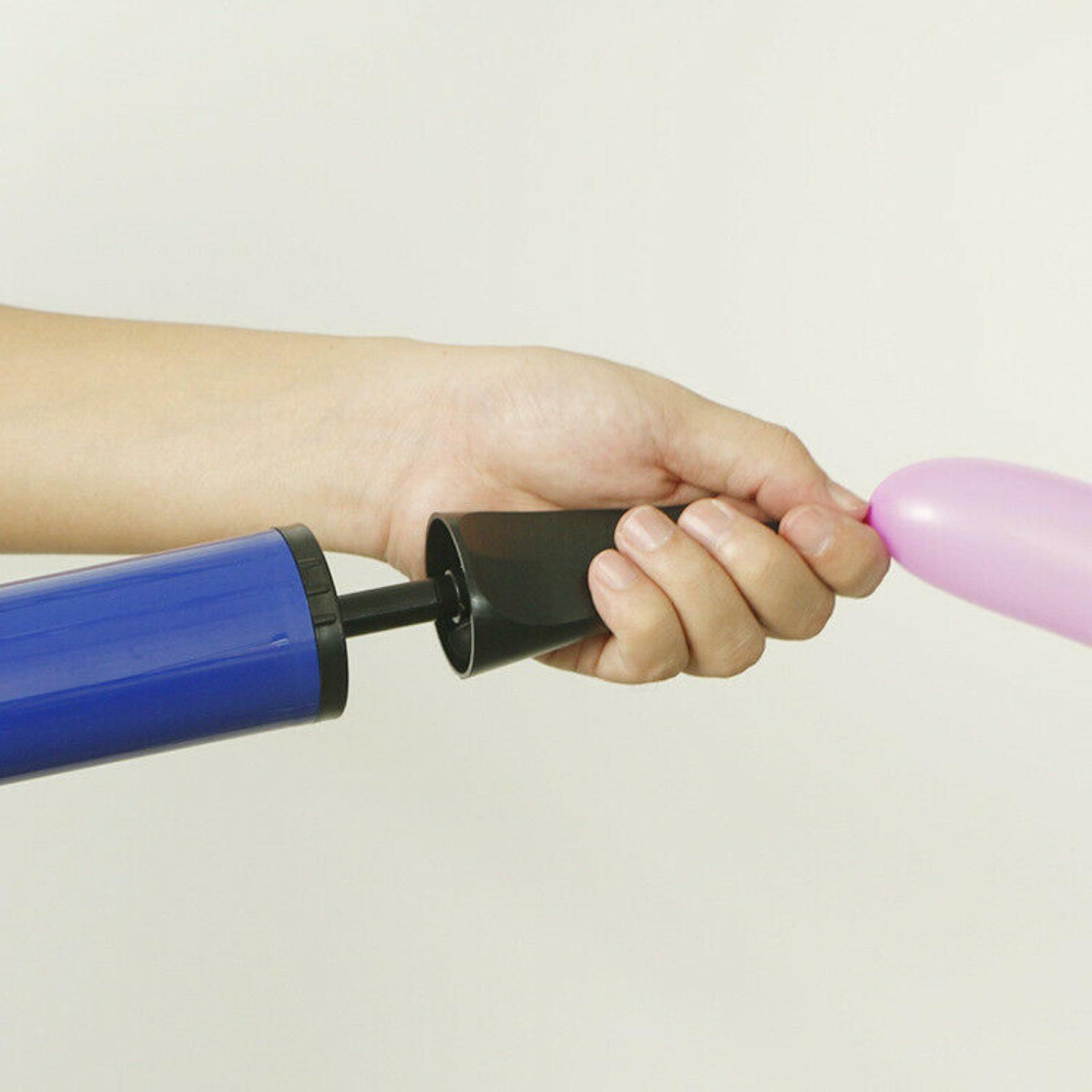 BL Balloon Pump hand held manual dual action air Inflator party event ...