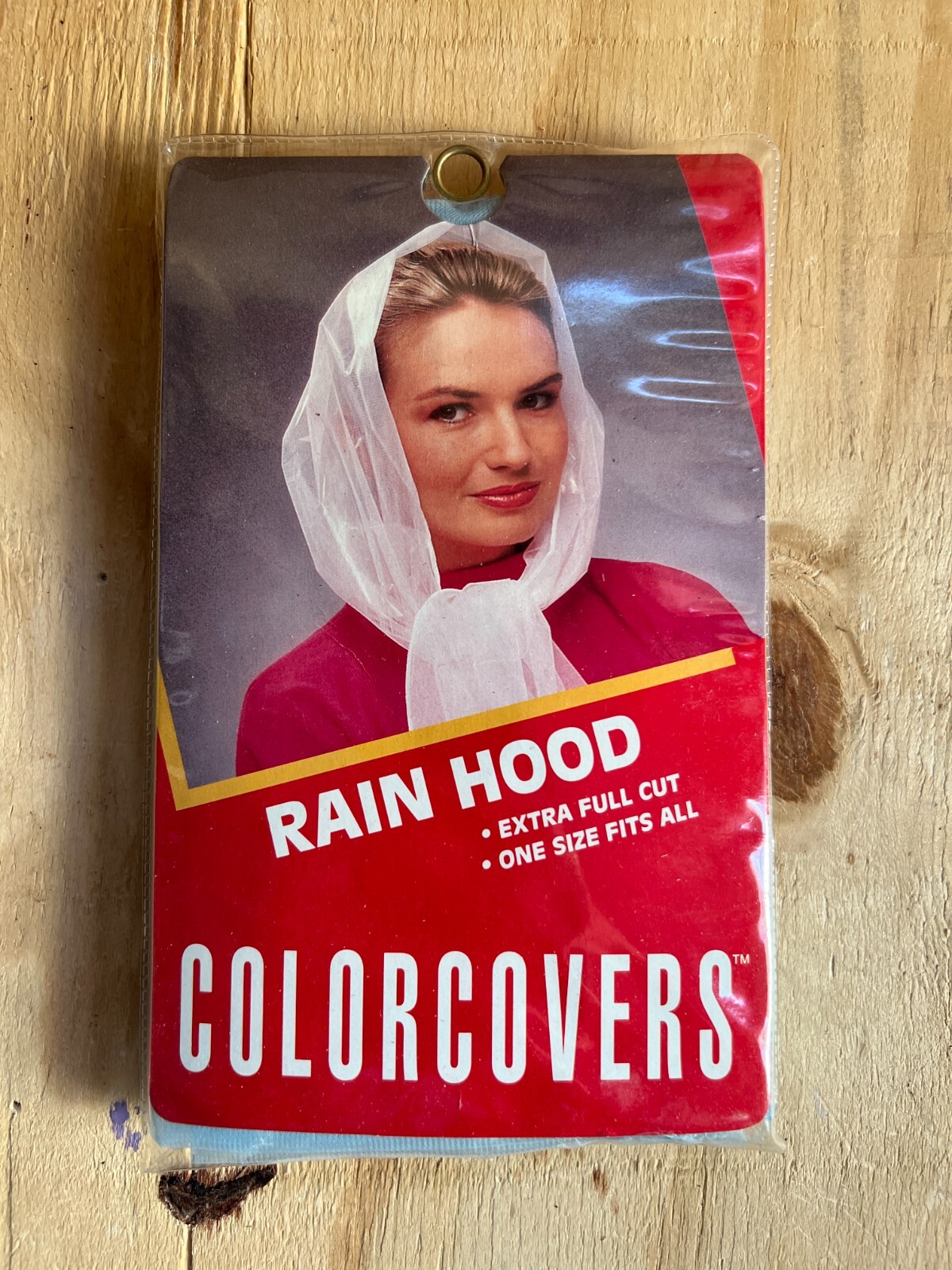 New Vintage 1990 Rain Bonnet Colorcovers Clear Rain H… - Gem