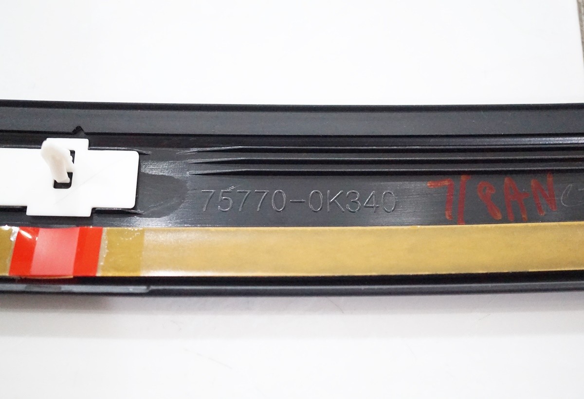 757700K341 Genuine Toyota MOULDING ASSY HOOD 75770-0K341 OEM for sale ...