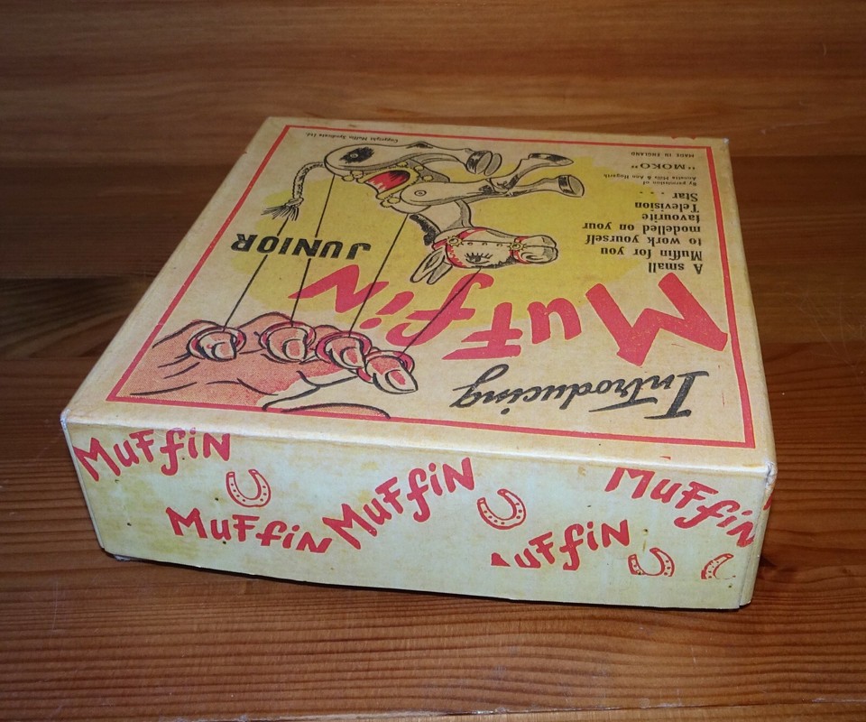 Moko Junior Muffin the Mule Puppet Reproduction Box for Marionette ...