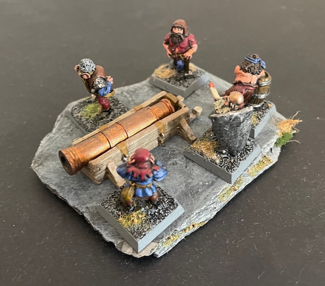Citadel Dwarf Siege Cannon with Crew well painted and based | eBay ...
