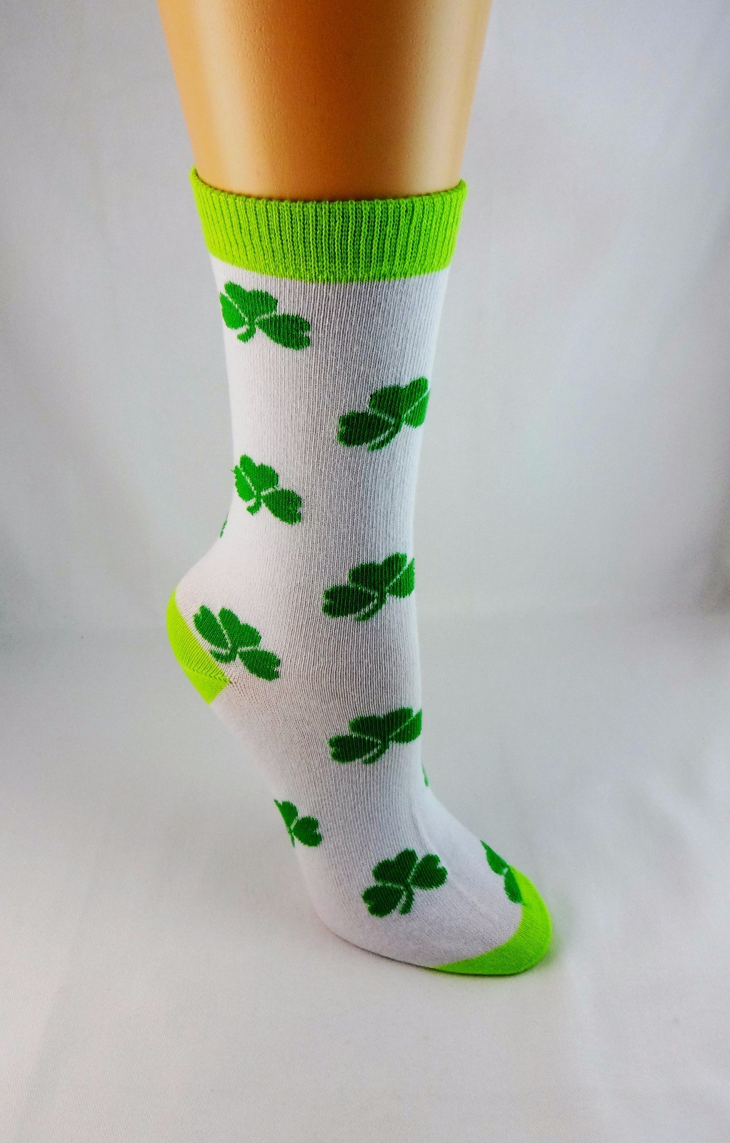 St. Patrick's Day Socks Ladies Crew Length Size 9-11 One Pair | eBay