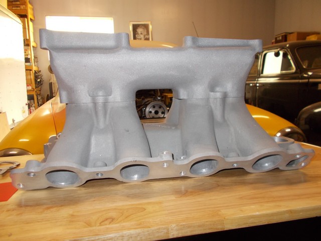 Offenhauser 5971 BB Ford 429 460 Dual Quad Tunnel RAM Intake Manifold ...