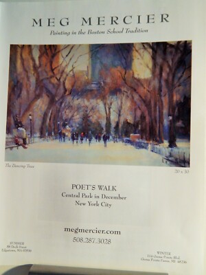 MEG MERCIER ART PIECE VTG ORIG 2013 ADVERTISEMENT | eBay