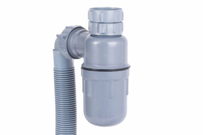 Single Bowl Kitchen Sink Plumbing Waste Kit Bottle Trap Rigid Pipe ...